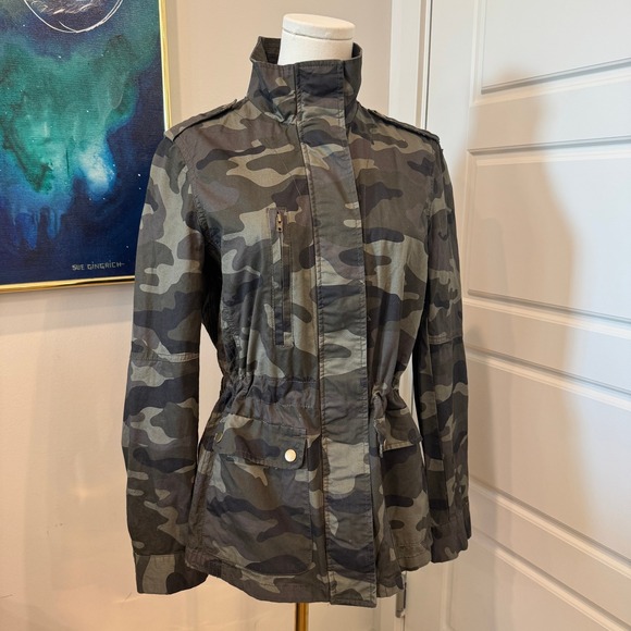Love Tree | Jackets & Coats | Love Tree Utility Jacket Large Green Camo ...